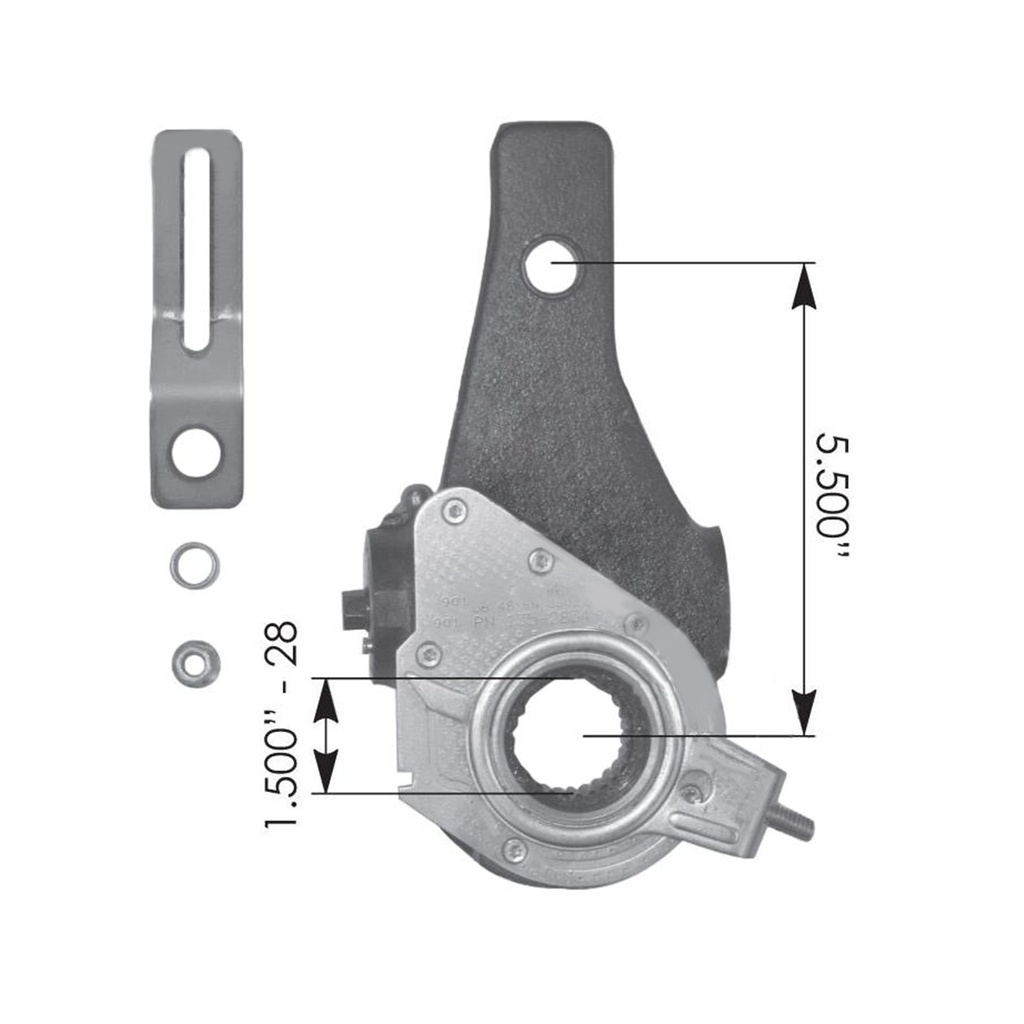 HALDEX TYPE SLACK ADJUSTER 5.5IN 135.2834 40010011 | KAHGO Truck Parts